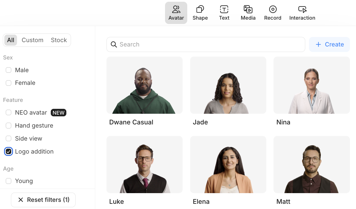 Branded Avatars 👚 – Colossyan